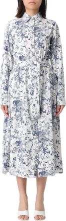 Liu Jo Femme, Robes, Multicolore, Taille: 44 FR Abito lungo chemisier