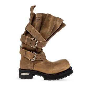 Balenciaga Venom Wildleder-Stiefel - - Shoes - Herren - Braun - 44 EU