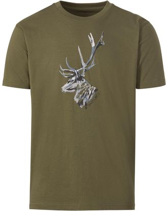 Parforce T-Shirt Hirsch Oliv, XL