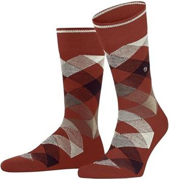 Burlington Newcastle M So laine fantaisie 1 paire, Chaussettes Homme, Jaune Sunset 8038, 40-46