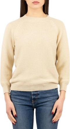 Max Mara Femme, Pulls, Beige, Taille: 40 FR Maglia