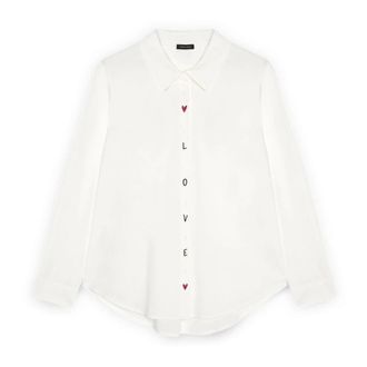 Fiorella Rubino Damen, Blusen & Hemden, Wei&szlig;, 6XLGr&ouml;&szlig;e