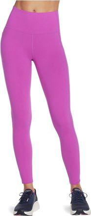 Skechers Performance GOWALK High-Waist Nylon Damen Sportleggings in Helles Purpur