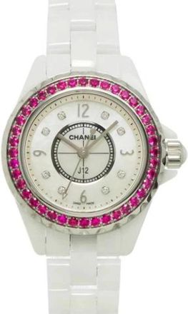 Chanel Pre-owned H3243 Montre Bracelet - Femme - Pre-owned - Blanc - Taille: ONE Size