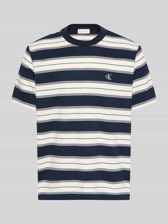 Calvin Klein Jeans Regular Fit T-Shirt aus Baumwoll-Mix