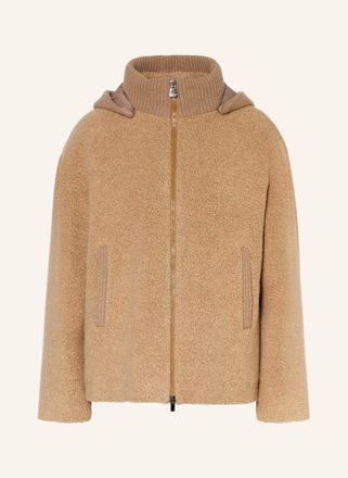 Cinzia Rocca Icons Cinzia Rocca Teddyfell-Jacke braun