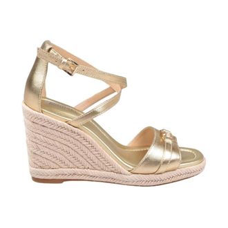 Michael Kors Keilsandalette mit Logoplatte - - Shoes - Damen - Gelb - 39 EU