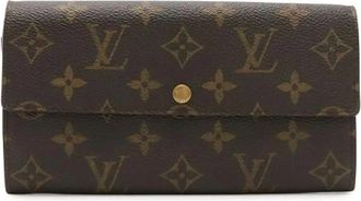 Louis Vuitton Portefeuille long Pre-owned Monogram - Femme - Pre-owned - Brun - Taille: ONE Size