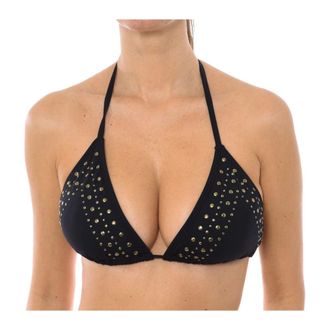 Michael Kors Femme, Maillots de bain, Noir, Taille: 36 FR Glam Deco Triangle Top