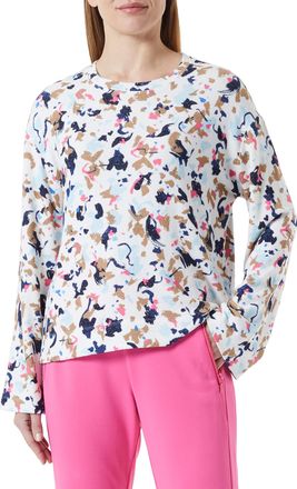 s.Oliver Damen T-Shirts T Shirts Langarm, Weiß, 38 EU