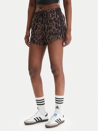 adidas Sportshorts Seasonal Essentials Leopard Print JZ0199 Braun Regular Fit