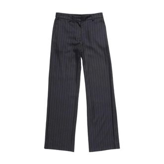 Acne Studios Nadelstreifen-Wollhose - - Trousers - Damen - Blau - S
