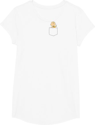 Peanuts Charlie Faux Pocket T-Shirt