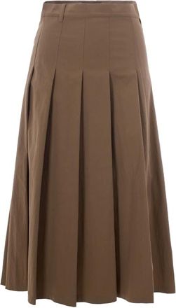 Max Mara Femme, Jupes, Brun, Taille: 36 FR Midi Skirts