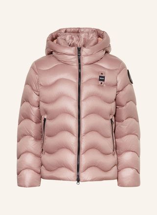 Blauer Steppjacke Larose rosa