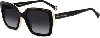 Carolina Herrera Femme, Accessoires, Noir, Taille: 53 MM Lunettes de soleil Papillon