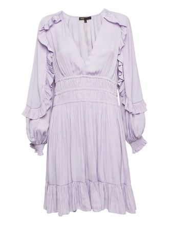 Maje robe à volants pre-owned - Violet