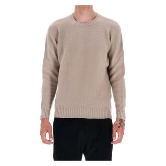 Drumohr Beiger Wollpullover - - Knitwear - Herren - Beige - L