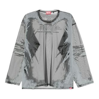 Diesel Herren, Oberteile, Grau, MGr&ouml;&szlig;e