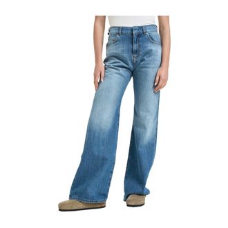 Pinko Pinko, Femme, Jeans, Bleu, Taille: W27 Wanda Wide Leg Jeans