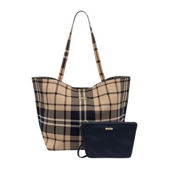 Barbour Sac fourre-tout Layla Tartan Grand Mod&egrave;le - Femme - Sacs - Multicolore - Taille: ONE Size