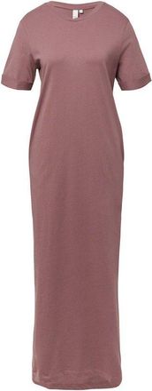 QS by s.Oliver Maxikleid Kleid Langes Jerseykleid aus Baumwolle