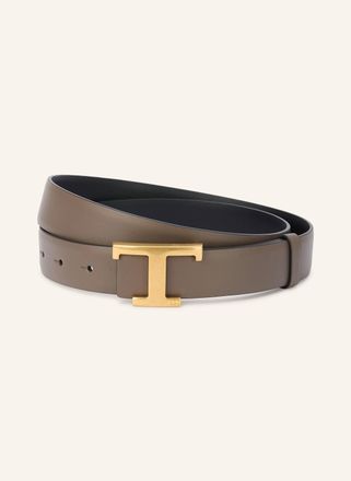 Tod's Tods Lederg&uuml;rtel Zum Wenden braun