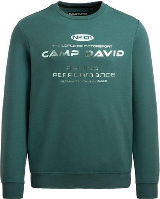 Camp David Sweater mit Baumwolle