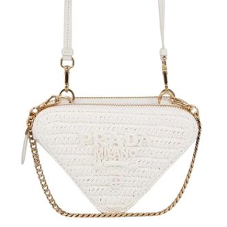 Prada Sac Mini Vintage Pre-owned - Femme - Pre-owned - Blanc - Taille: ONE Size
