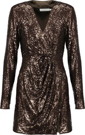 SIMKHAI Robe Blazer Monty Sequins Sable