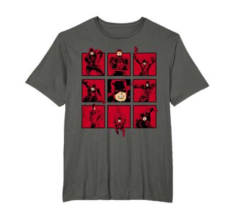 MARVEL Daredevil The Faces of The Man With No Fear T-Shirt