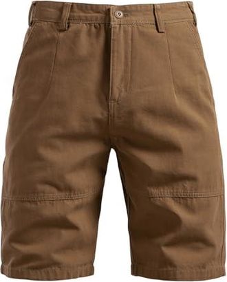 Generic Short court pour homme - Short de sport pour homme - Pantalon de surv&ecirc;tement d&eacute;t&eacute; pour homme - Pantalon cargo gris l&eacute;ger et extensible - Pantalon de r