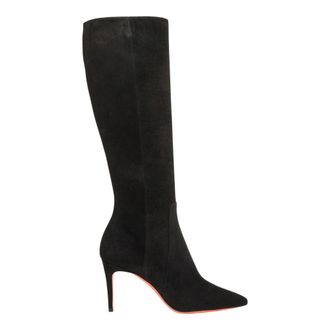 Santoni Femme, Chaussures, Noir, Taille: 39 1/2 EU Heeled Bottes