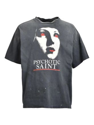 Saint Mxxxxxx t-shirt à imprimé graphique - Noir