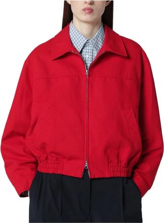 Dunst Femme, Vestes, Rouge, Taille: 40 FR Collared Blouson Jacket