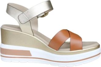 Nero Giardini Femme, Chaussures, Brun, Taille: 36 EU Sandale compens&eacute;e