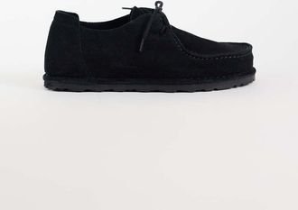 Birkenstock Utti Lace Regular Fit Schuhe aus Wildleder in Schwarz