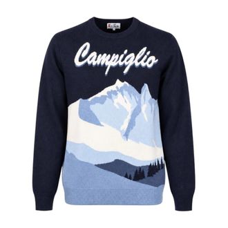 MC2 Saint Barth Heron Pullover - - Knitwear - Herren - Blau - L