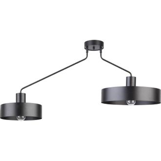 Sigma Jumbo 2 lampe plafonni&egrave;re noir mate design minimaliste