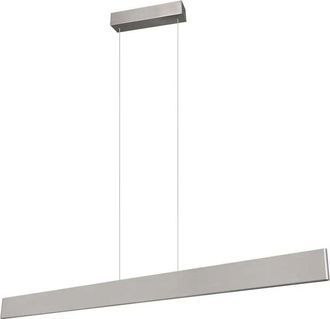 Trio Leuchten [NEUWERTIG] B-Ware Trio Lighting Pendelleuchte H&auml;ngeleuchte Led Nickel Matt Metall Galway Dimmbar