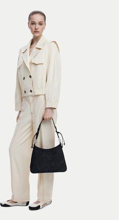 Desigual Handtasche Romeo Floral Total Bl 25WAXP40 Schwarz