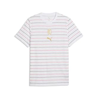 Puma T-shirt &agrave; motif ftblCulture AC Milan Homme, Accessoires, Blanc, 3XL