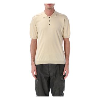 C.P. Company Kurz&auml;rmelige Strickware mit Kn&ouml;pfen - - Knitwear - Herren - Beige - M