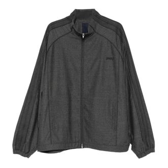 Juun.J Woll-Tracksuit-Oberteil mit Rei&szlig;verschluss - - Jackets - Herren - Grau - M