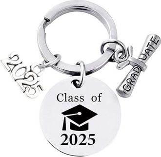 Generic Souvenir de la saison de remise de dipl&ocirc;me 2025 : porte-cl&eacute;s en m&eacute;tal inoxydable pour sac &agrave; dos, b&acirc;ton r&eacute;tractable, b, taille unique