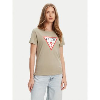 Guess T-Shirt W1YI1B I3Z14 Gr&uuml;n Regular Fit