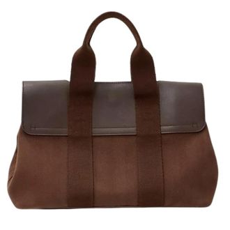 Herm&egrave;s Pre-owned Toile sacs-main - Femme - Pre-owned - Brun - Taille: ONE Size
