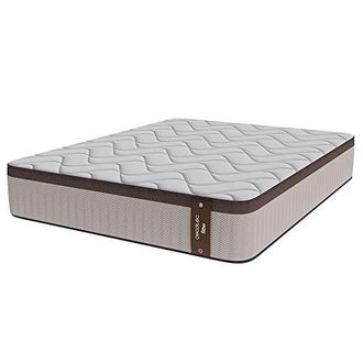 Cecotec Matelas Hybride Flow 7990 Hybrid 100x200, Multicouche, Noyau Ressorts Ensachés SpringCore et Viscoélastique ViscoCare+, Hauteur 30 cm, Fermeté Moyenne