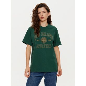 New Balance T-Shirt WT43548 Gr&uuml;n Oversize