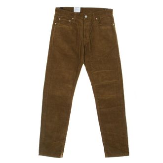 Carhartt Work in Progress Homme, Pantalons, Brun, Taille: W28 L32 Pantalon Long Coupe Slim Délavé Tabac